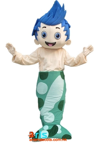 Adult Fancy Bubble Guppies Gil Mascot Costume Buy Mascot Costumes ...
