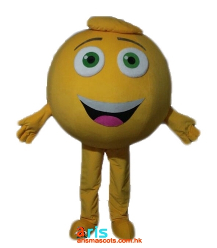 Adult Fancy Emoji Mascot Costume Cartoon Character Custom Team Mascots ...