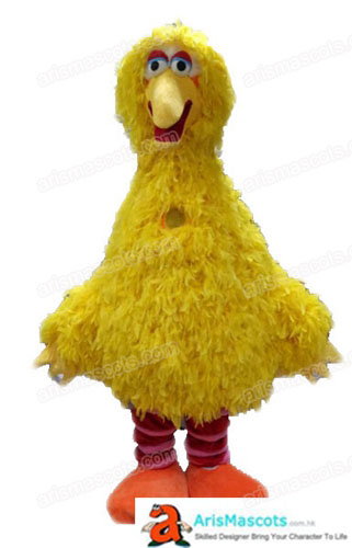 Lovely Full Body Mascot Costume Sesame Street Character Big Bird Fancy ...