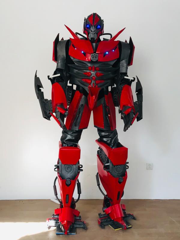 Adult Robot Transformer Mirage Costume Cosplay Fancy Dress for Openings ...