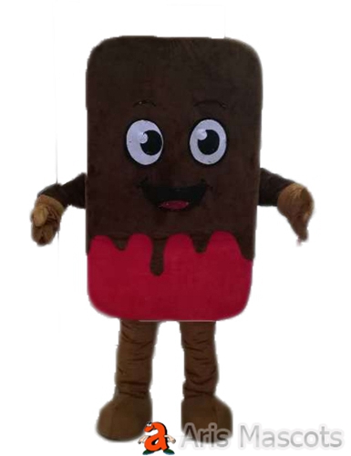 Cookie with Chocolate Mascot Costume for Brand Marketing Custom Made ...