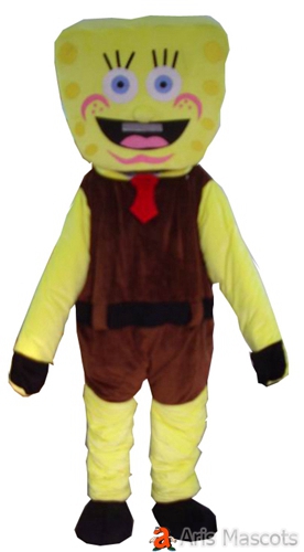 Lovely Spongebob Mascot Costume for Party-Cute Cartoon Character ...
