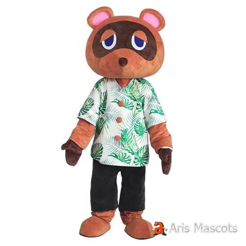 Cool Mascots Raccoon Fancy Dress Adult Size Full Body Outfit -Animal ...