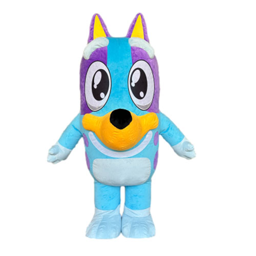2m Inflatable Bluey Dog Mascot Costume for Entertainments Adult Full ...