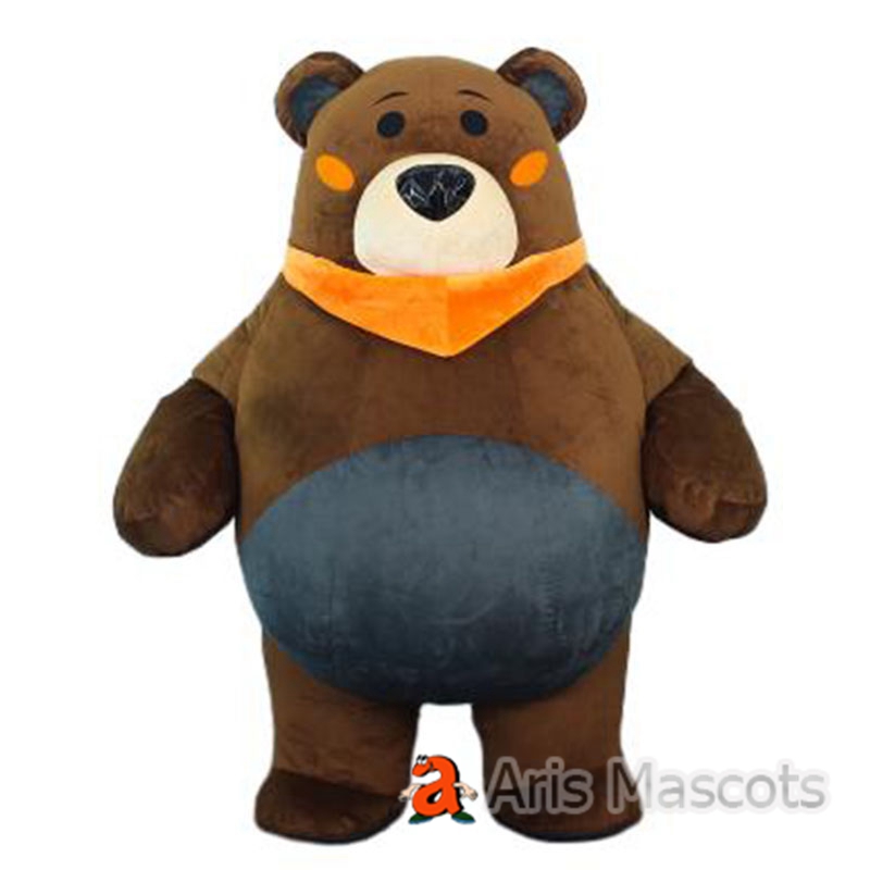 Huge Adult Size Inflatable Fat Bear Costume Cosplay Fancy Dress Funny ...