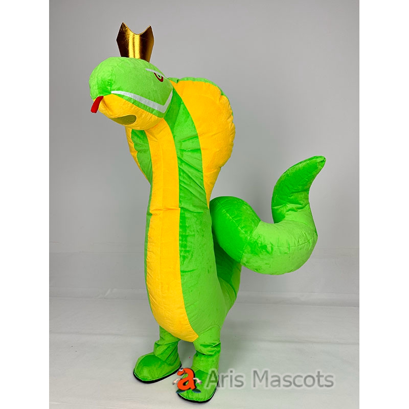 Adult Inflatable Snake Costume for Chinese Lunar New Year Entertainments