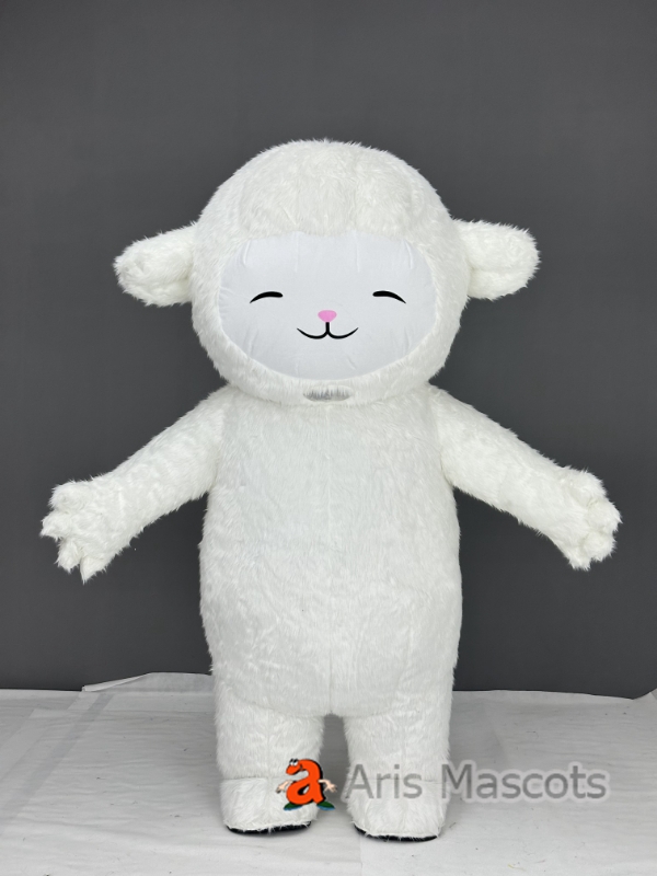 Adult Inflatable Sheep Costume for Entertainments Full Body Blow Up ...