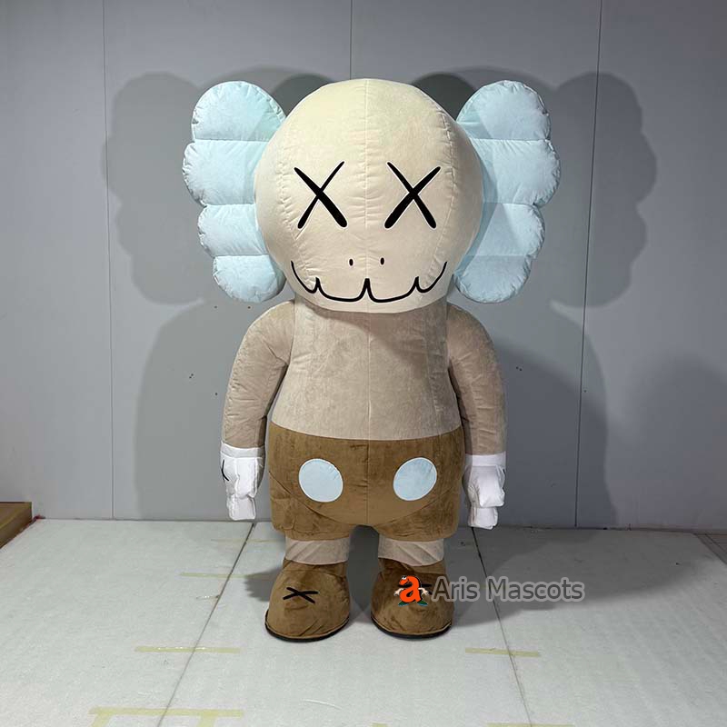 Adult Realistic Inflatable Kaws Costume for Entertainment Comic ...