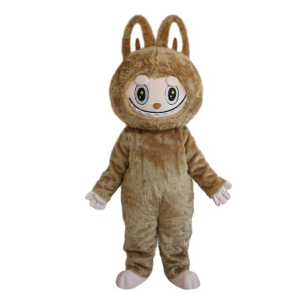 Adult Foam Plush Labubu Mascot Costume for Events Party Full Body Furry ...